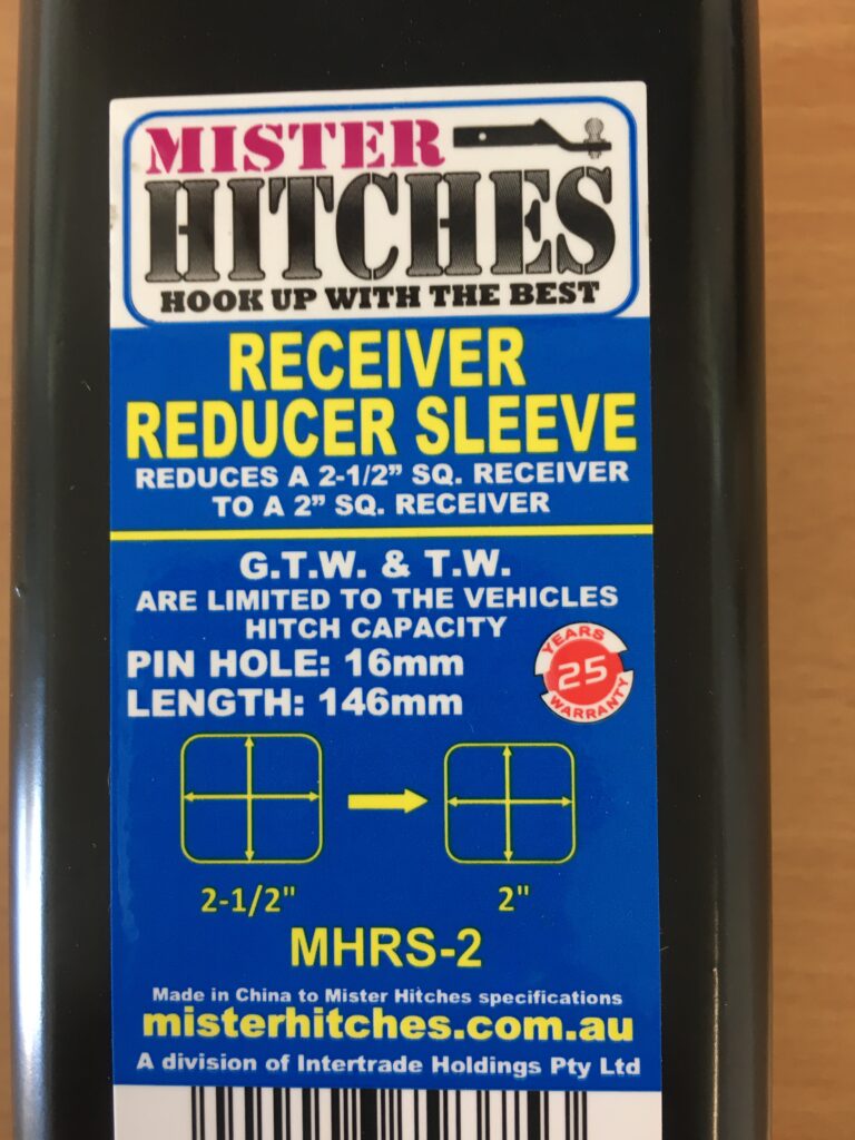 "Mister Hitches Hitch Reducer | West Coast Trailer Parts & Accessories
