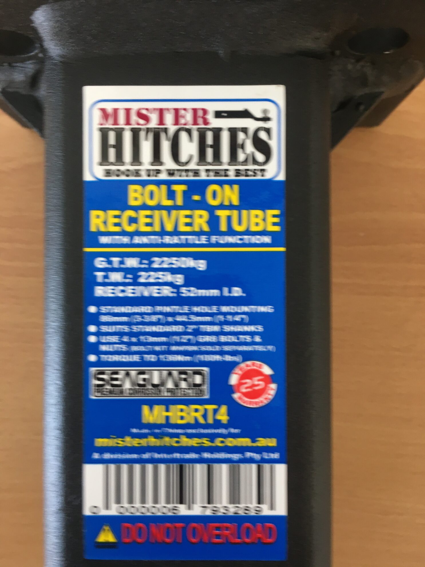 Bolt On Receiver Tubes | West Coast Trailer Parts & Accessories